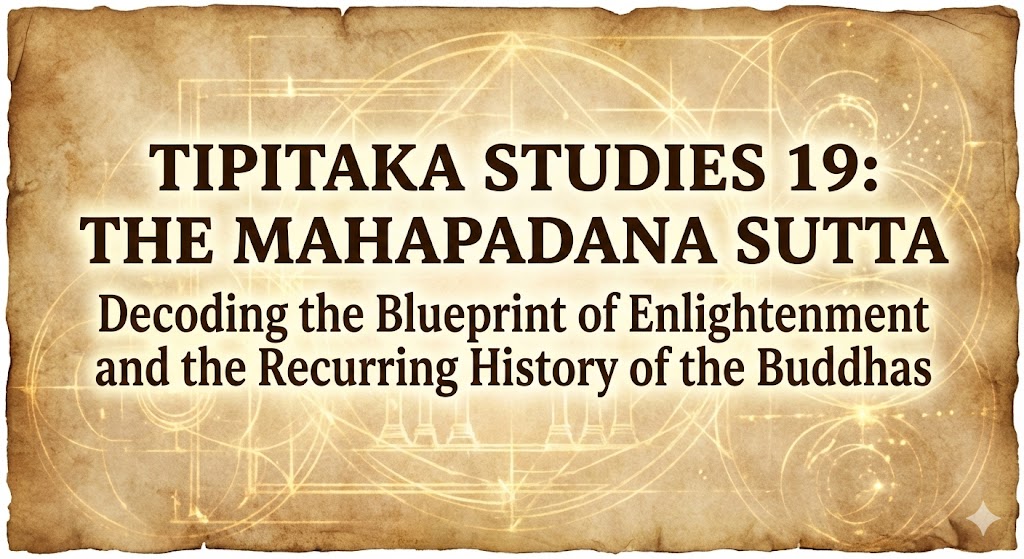 Tipitaka Studies 19: The Mahapadana Sutta — Decoding the Blueprint of ...